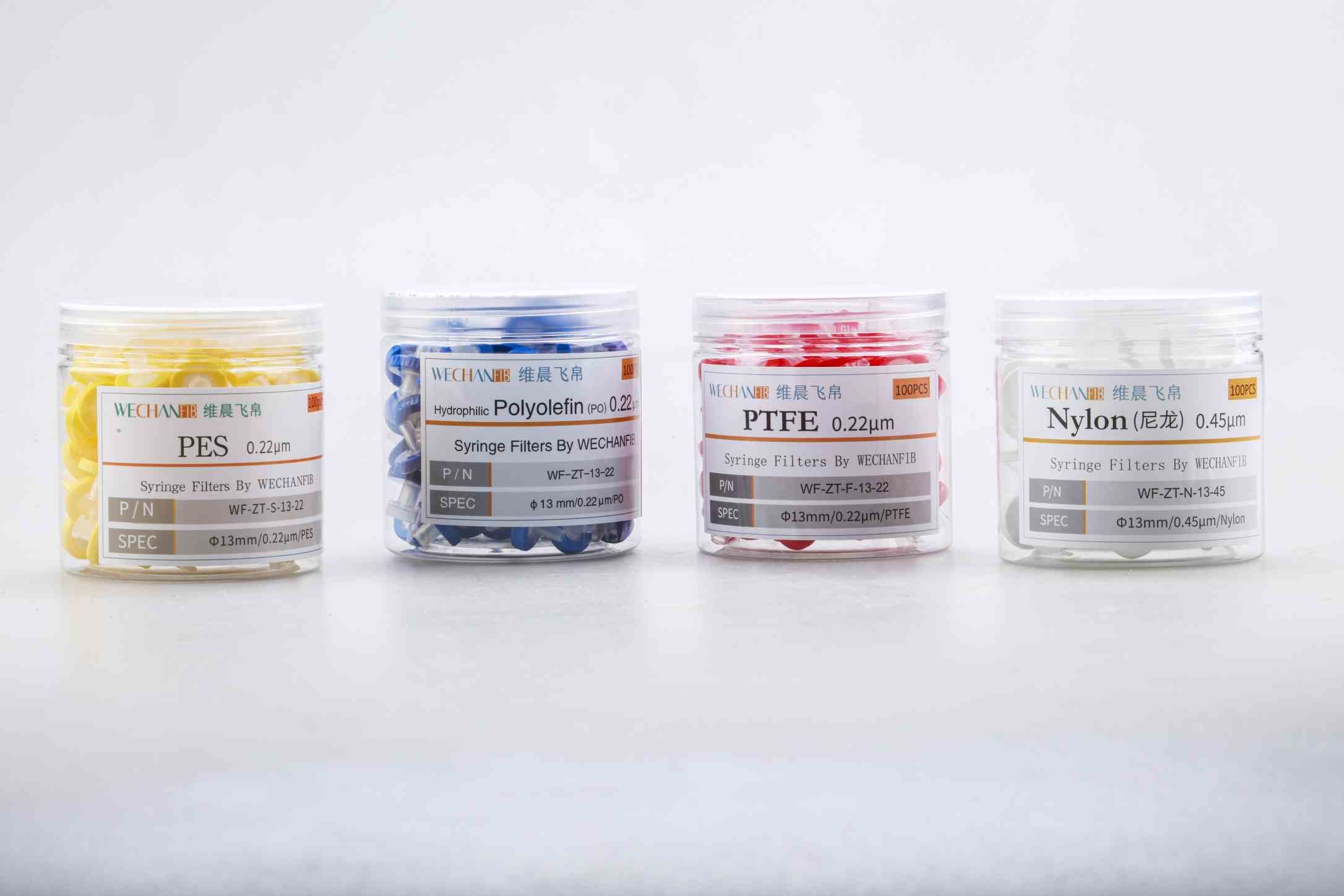 Water Sterilization Filtration 0.22μm 25mm PO Syringe Filter Capsules